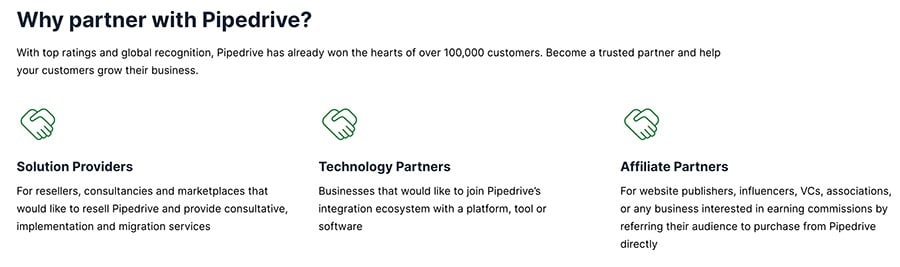 How can I become a Pipedrive affiliate or partner? - Knowledge Base | Pipedrive